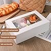 Amazon.com: HANSGO 6 Count White Cupcake Boxes, 15PCS Cupcake Containers with Window Cupcake ...