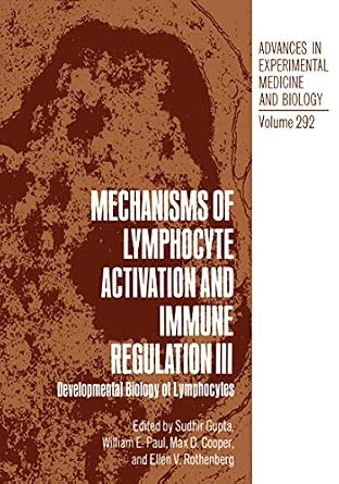 Mechanisms of Lymphocyte Activation and Immune Regulation III ...