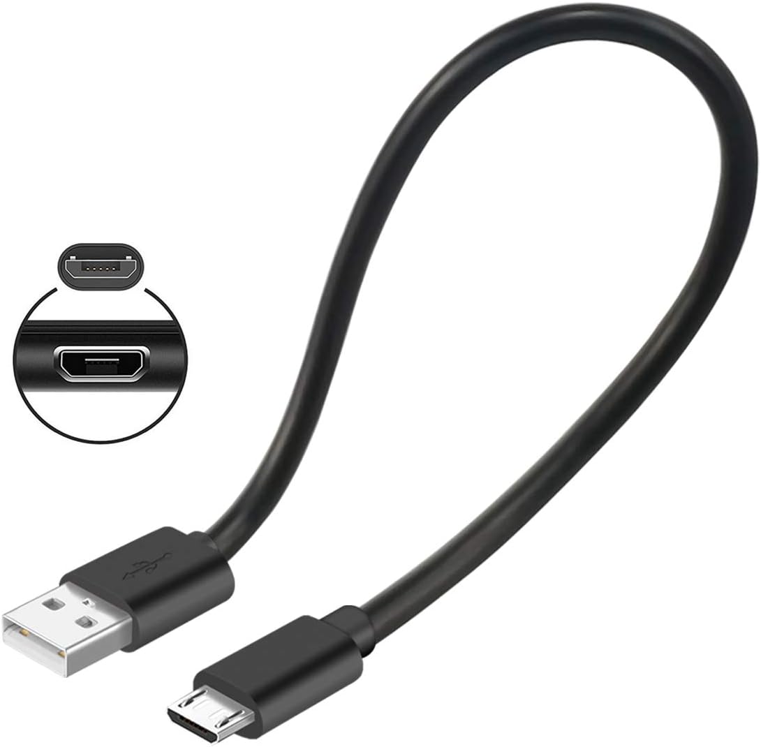 Amazon.com: CableCreation Short Micro USB Cable, USB to Micro USB 24 ...