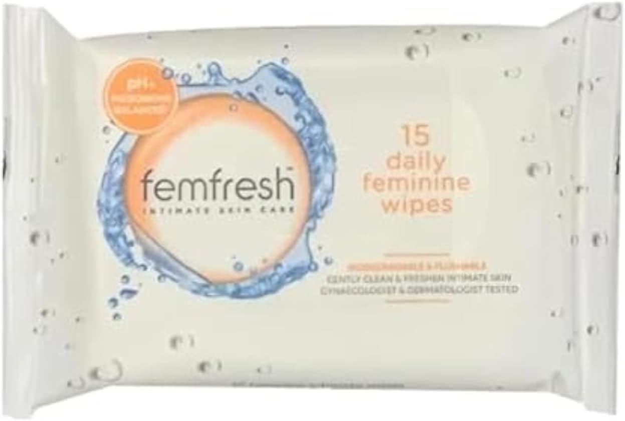 Femfresh Intimate Wipes 15s - Fresh, Organic, Natural Skin Cleaning ...