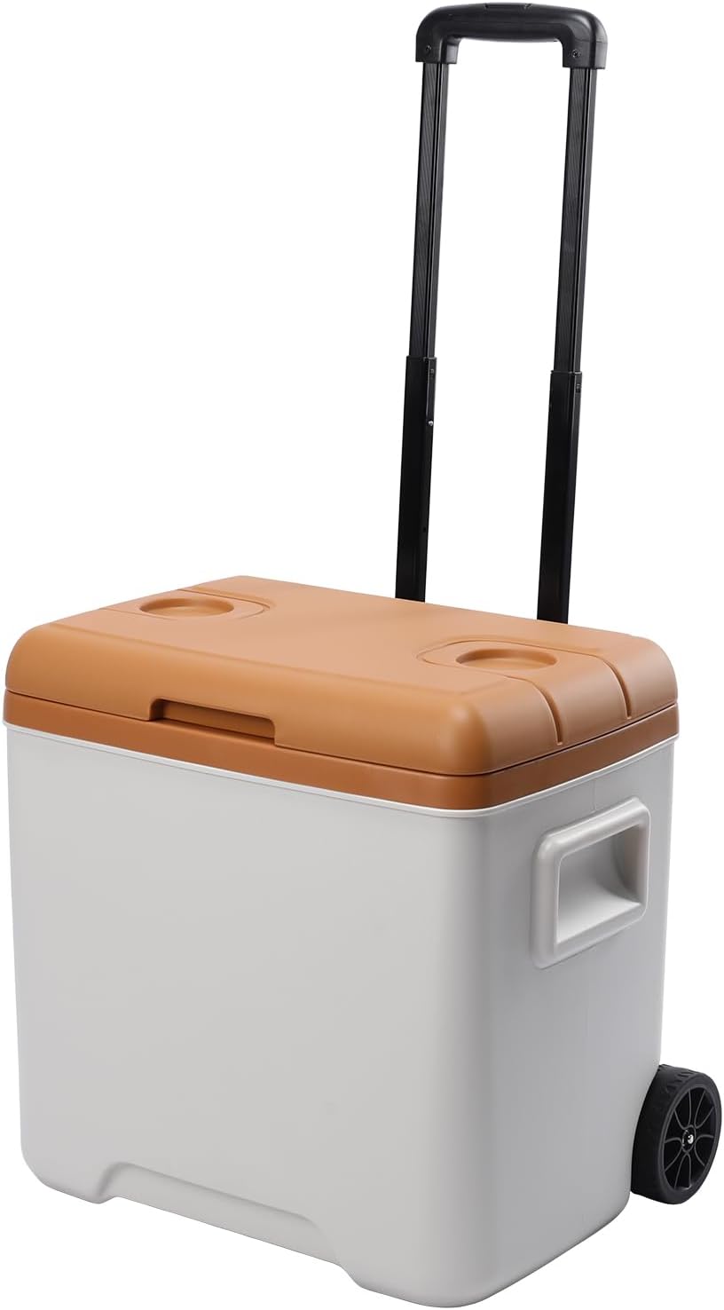 Amazon.com : Aircity 32 Qt Cooler with Wheels, Ice Chests Portable ...