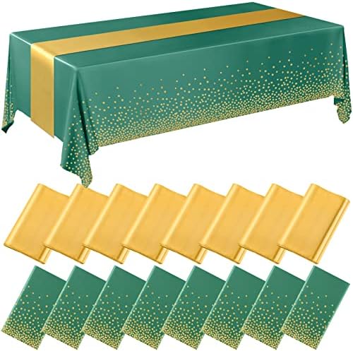 Amazon.com: Tudomro Tablecloth and Sequin Table Runner Set 54 x 108 ...