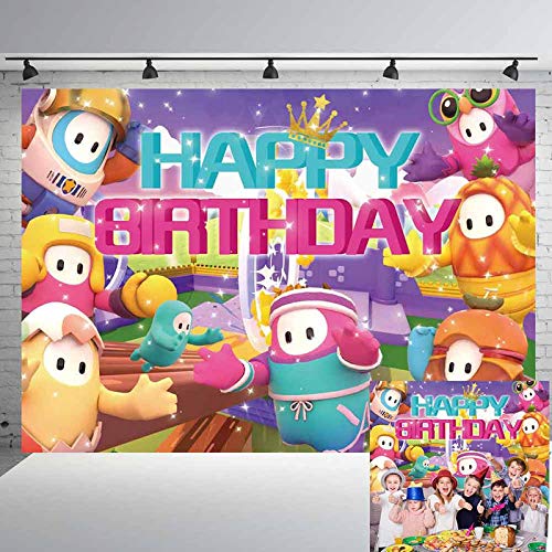 Buy Fall Guys Backdrop Party Supplies Birthday Party Banner Party ...