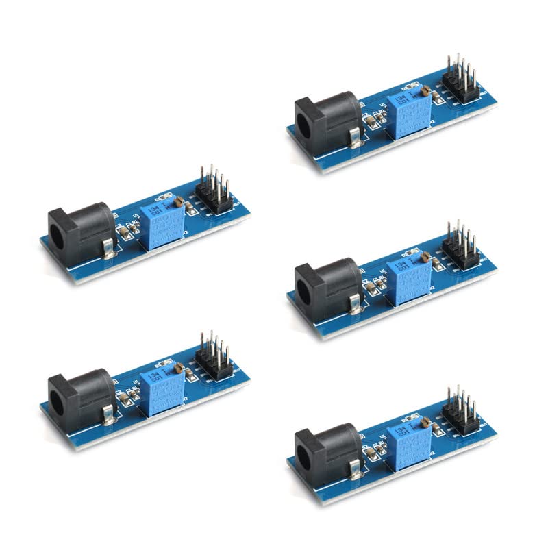 Amazon.com: JESSINIE 5Pcs AMS1117-ADJ Adjustable Step-Down Power Supply Module 3.3V 5V Voltage ...