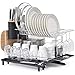 Amazon.com - KINGRACK 2 Tier Dish Rack, 304 Stainless Steel Dish ...