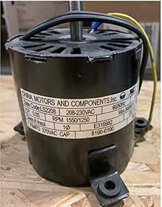 Amazon.com: CHINA MOTORS + COMPONENTS 208-230VAC 60/50HZ 0.33/0.37A 0 ...