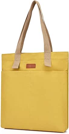 Amazon | [Lisa Pulster] トートバッグ キャンバス レディース A4 縦型 トートバッグ 大容量 ショルダーバッグ ...