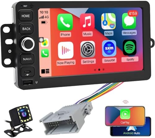 Amazon.com: QLED Radio for Chevy Chevrolet Silverado SSR Tahoe 2003 ...