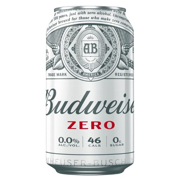 Amazon.com : [Pack of 24] Bud Full Flavored Zero Alcohol Brew, 0.00 ALC ...
