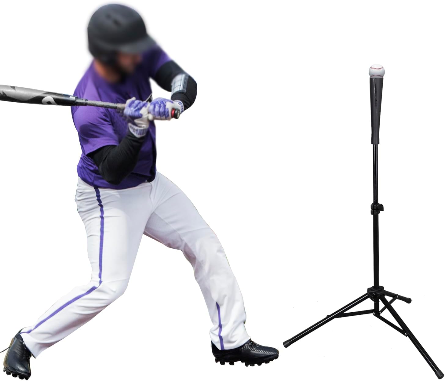 Amazon.com : ZENY Portable Baseball Batting Tee Softball Hitting Tee ...