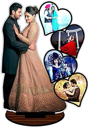 GiftsWale Couple Customized Table Top Collage Photo Frame | Best Gift ...