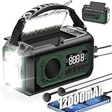 ・ブランド:QUEENBABI・製造元:QUEENBABI・モデル:H17・製造元/メーカー部品番号:H17・📻【周波数合わせやすい＆受信感度高いFM/AMラジオ】：この多機能防災ラジオはAM（522-1629kHz）とFM（76-95MH...