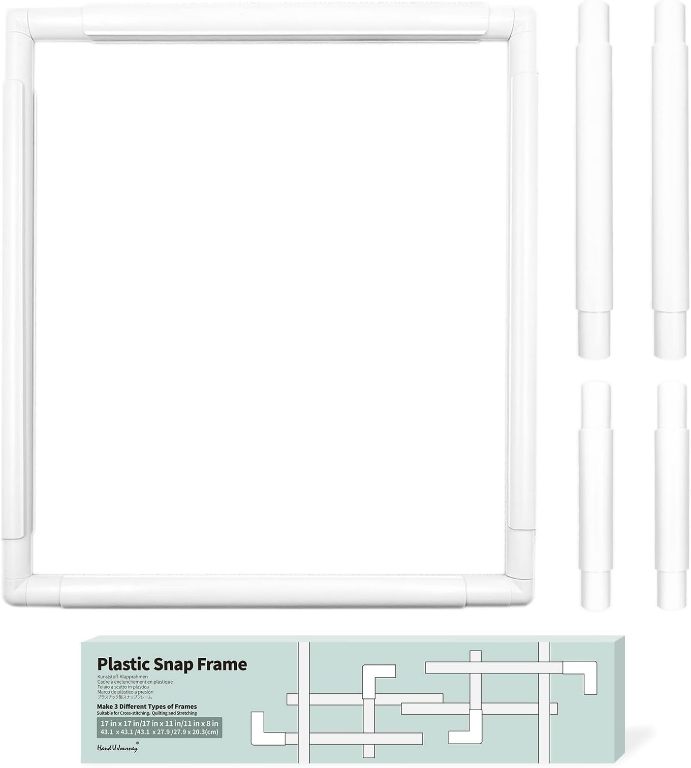 Amazon.com: Q-Snap Frame Quilting Embroidery Cross Stitch 17 x 17