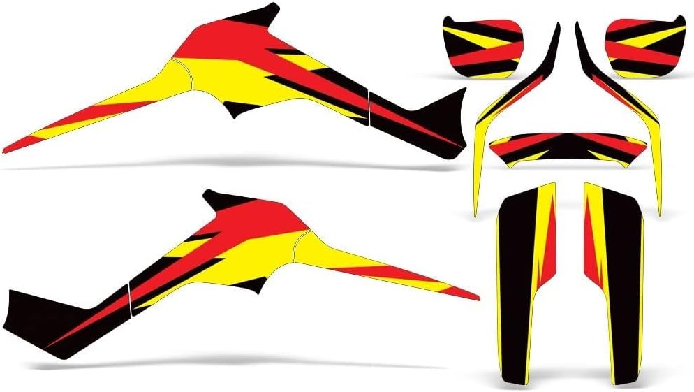 Amazon.com: Wholesale Decals ATV Graphics kit Sticker Decal Compatible ...