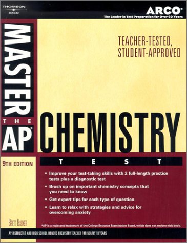Master AP Chemistry, 9th ed: Arco: 9780768909906: Amazon.com: Books