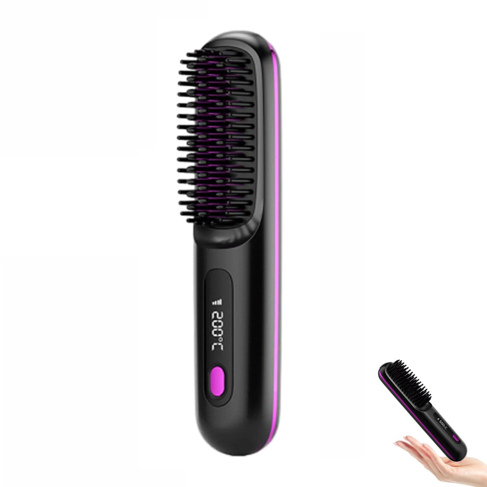Bellabrush Pro Hair Brush, Bella Brush Pro, Bellabrush Thermal Brush, Cordless Hair Straightener ...