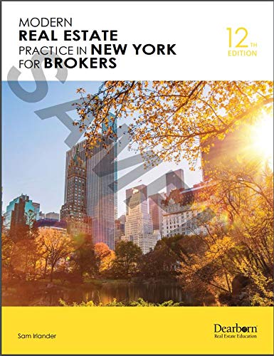 Modern Real Estate Practice in New York for Brokers 12th Edition: Sam ...