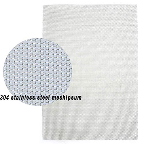 TIMESETL 3 stuks 304 roestvrij staal geweven draad 30 gaas, A4 ...