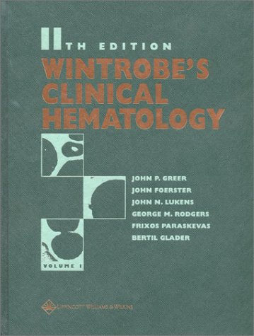 Amazon | Wintrobe's Clinical Hematology | Wintrobe, Maxwell Myer ...