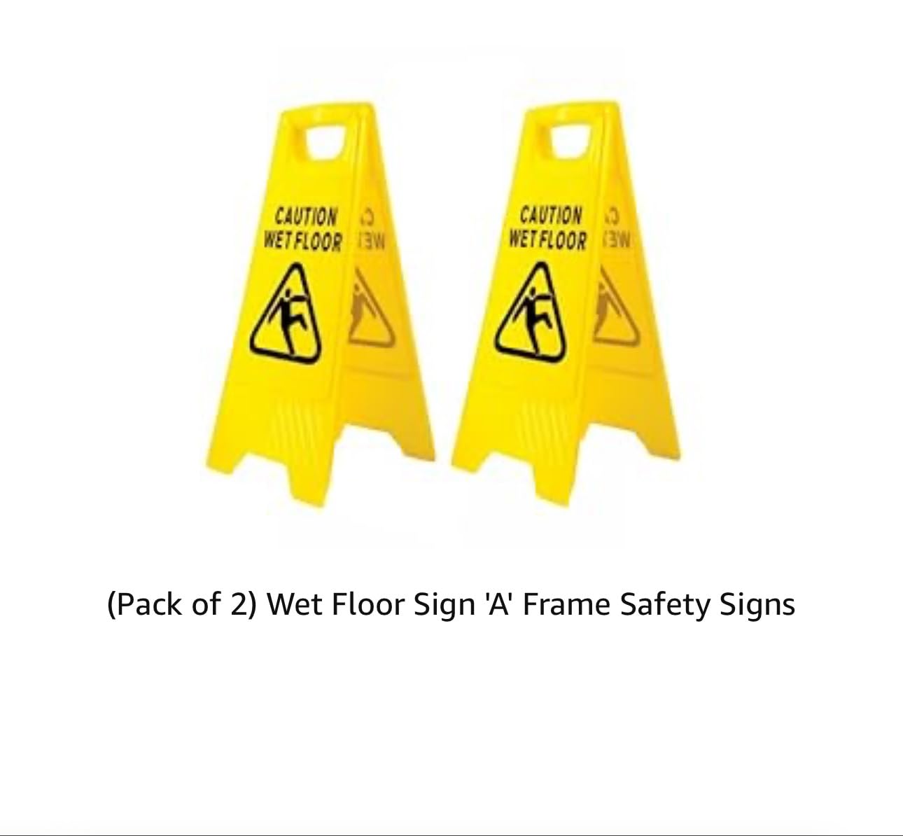(Pack of 2) Wet Floor Sign 'A' Frame Safety Signs : Amazon.co.uk: DIY ...