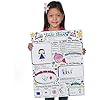 Amazon.com: Fun Express Color Your Own “All About Me” Spanish Posters ...