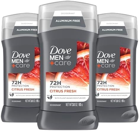 Amazon.com : DOVE MEN + CARE Aluminum Free Deodorant for Men 3 Pack ...