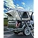 Amazon.com: BAMACAR Rooftop Tent Hard Shell, Naturnest Rooftop Tent ...