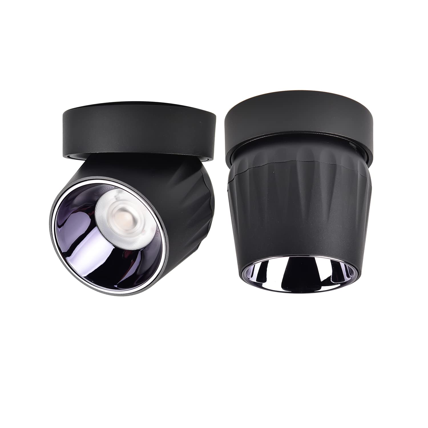 Vrnzau LED Ceiling Spotlight 12W - Directional Spot Light 360° Rotate ...