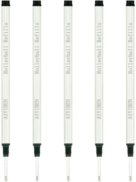 Rollerball Pen Refills - Smooth Writing German Ink and Fine 0.5 mm ...