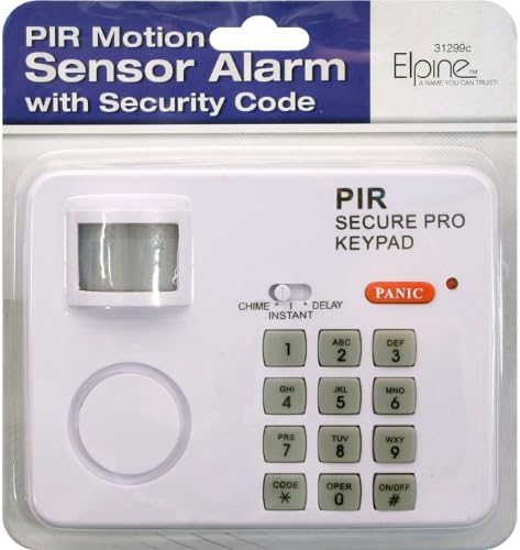 2 x PRO WIRELESS CORDLESS PIR MOTION SENSOR ALARM SECURE KEYPAD PANIC ...