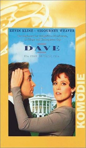 Amazon.com: Dave [VHS] : Kevin Kline, Sigourney Weaver, Frank Langella ...