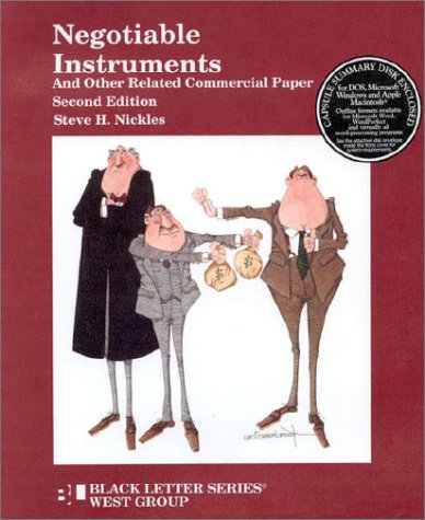 Amazon.com: Negotiable Instruments (2nd ed) (Black Letter Series ...