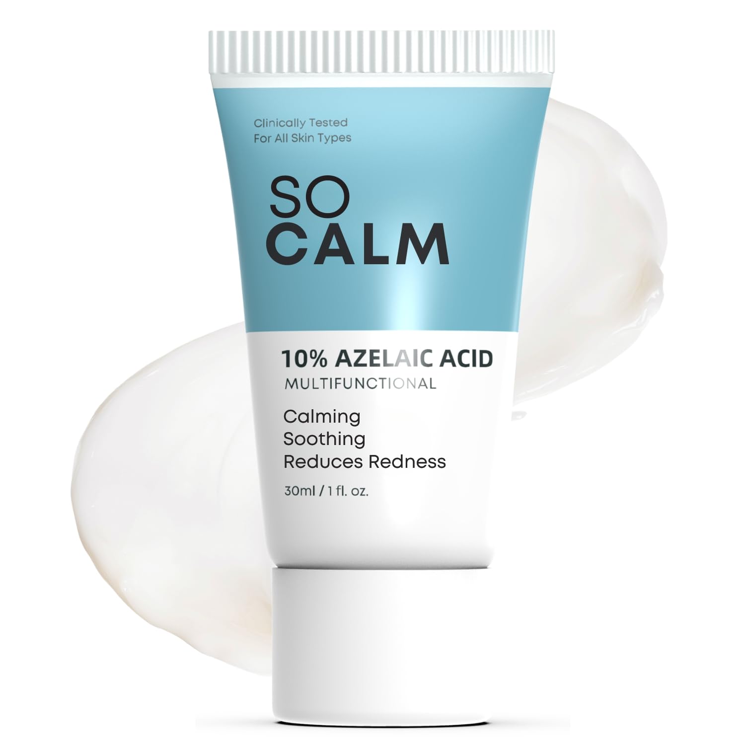 Amazon.com: SoCalm Azelaic Acid 10% - Rosacea Relief for Face, Redness & Acne, Soothes ...