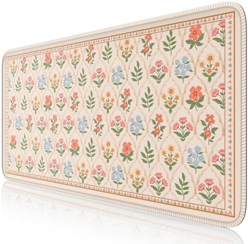 Amazon.com: HAOCOO Desk Mat, Pink Desk Pad Mat, Cute Keyboard Mat ...