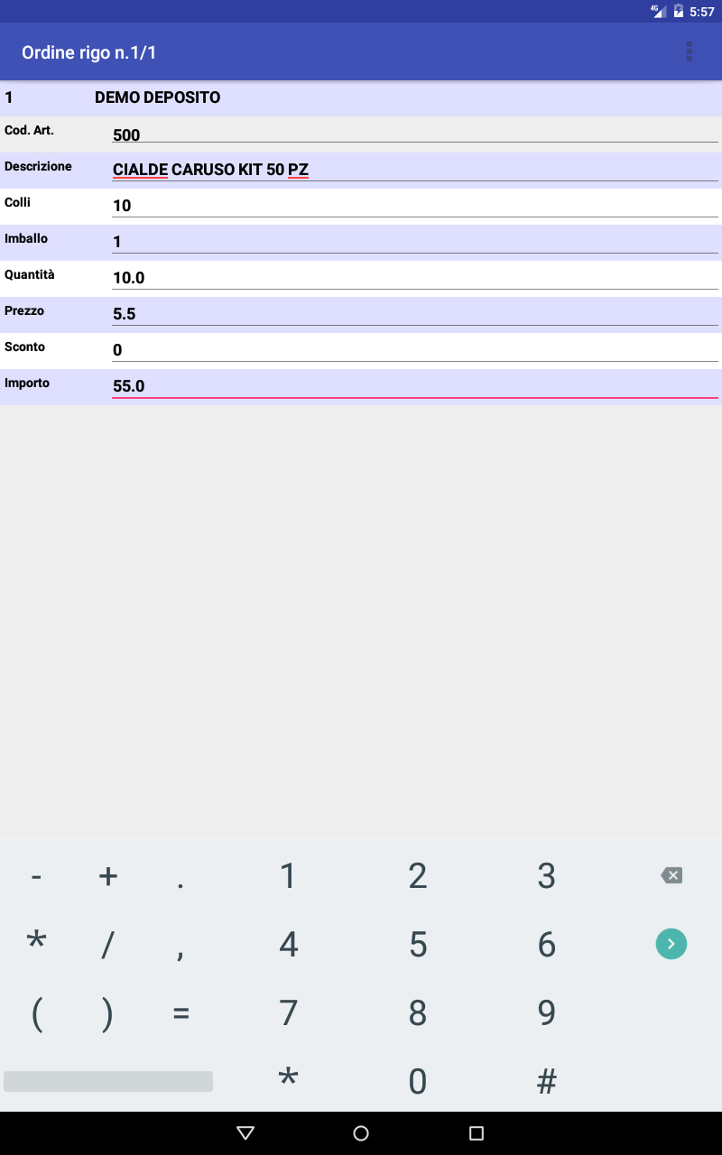 Gestione Ordini Agenti - App on Amazon Appstore