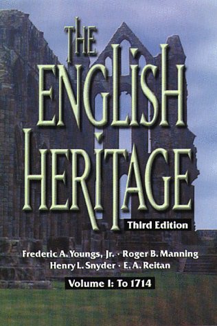 Amazon.com: The English Heritage: Volume I: To 1714: 9780882959801 ...