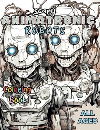 Scary Animatronic Robots: All Ages, US Edition (50 Activity Book ...