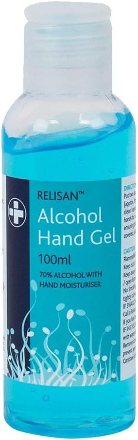 Reliance Medical Relisan Alcohol Hand Sanitiser Gel Bottle 100ml - 70 ...