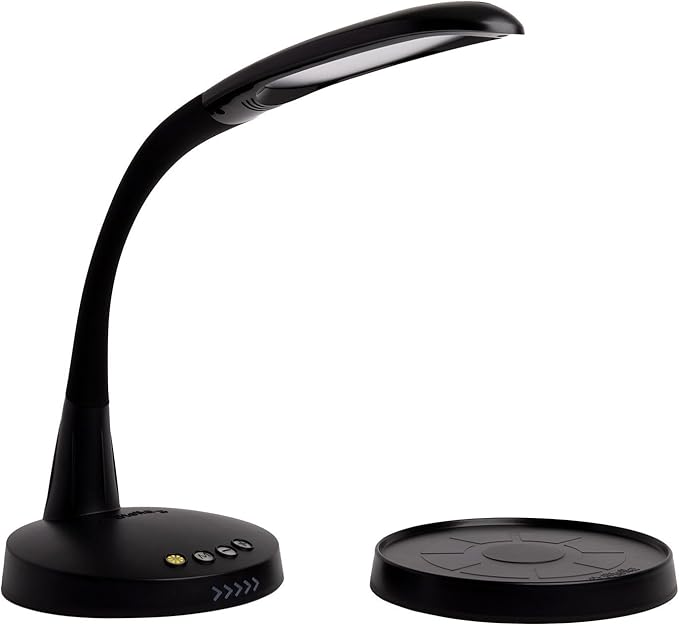 Stella GO 12W Portable Task Lamp, Dimmable, Custom Color Temperature, Adjustable, and Remote ...