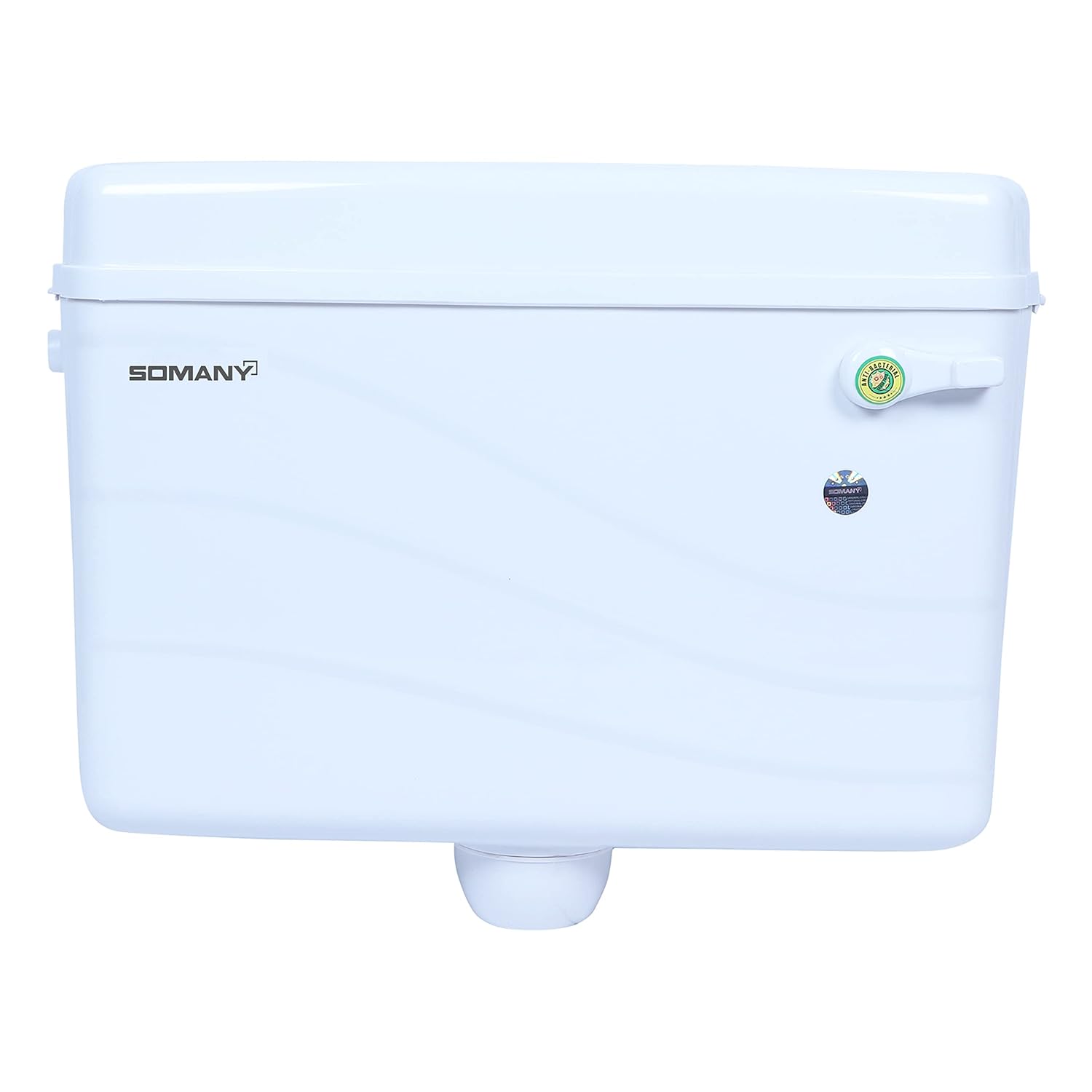 SOMANY Zoe (Single Flush) Cistern Single Flush Tank (White 8 L ...