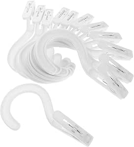 Amazon.com: Cabilock 12Pcs Multi Function Laundry Clips with Hooks for Socks Bras Towels PP ...