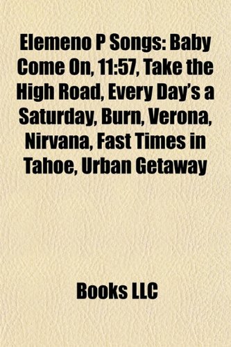 Elemeno P Songs: Baby Come on, 11:57, Ta : Group, Books: Amazon.es: Libros