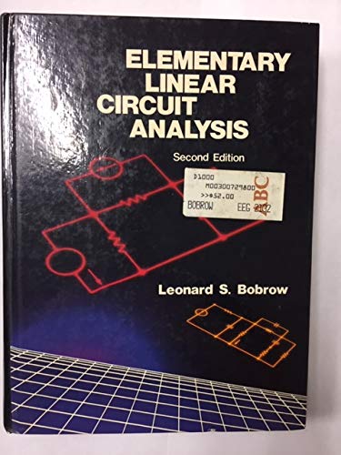 Elementary Linear Circuit Analysis The Aoxford Series In Electrical And Computer Engineering