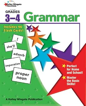 Amazon.com: Grammar, Grades 3 - 4: 9781604182606: Carson-Dellosa ...
