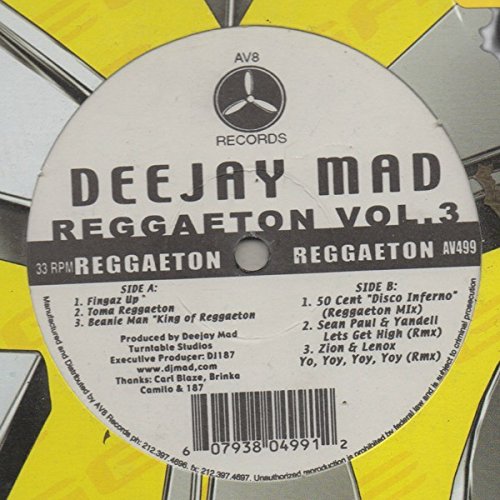 Deejay Mad, Reggaeton Vol. 3 12' vinyl - Amazon.com Music