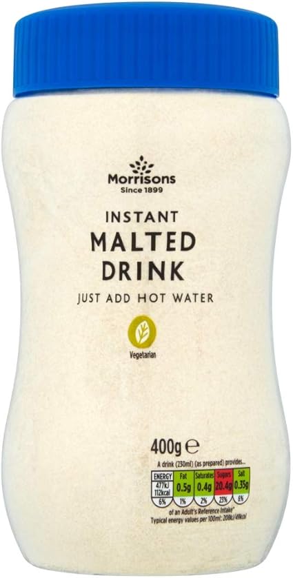 Morrisons Instant Malt Drink 400 g x 6 : Amazon.co.uk: Grocery