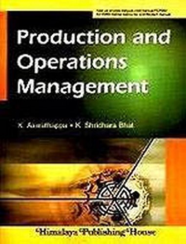 Buy Production And Operation Management Book Online at Low Prices in ...