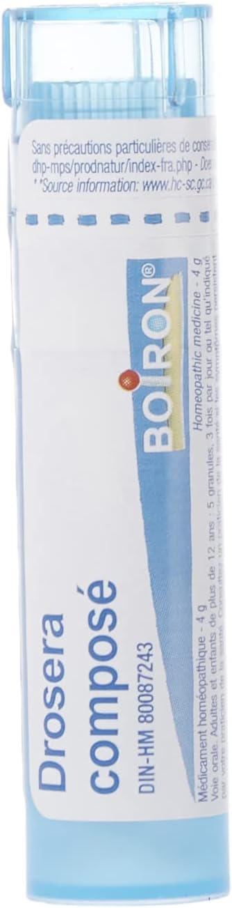 Boiron Drosera Compose Dry Cough Relief Spasmodic Cough, 12 Gram ...