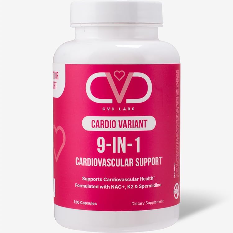 Amazon.com: CVD Labs Cardiovascular Support Supplement 9-in-1 Cardio ...
