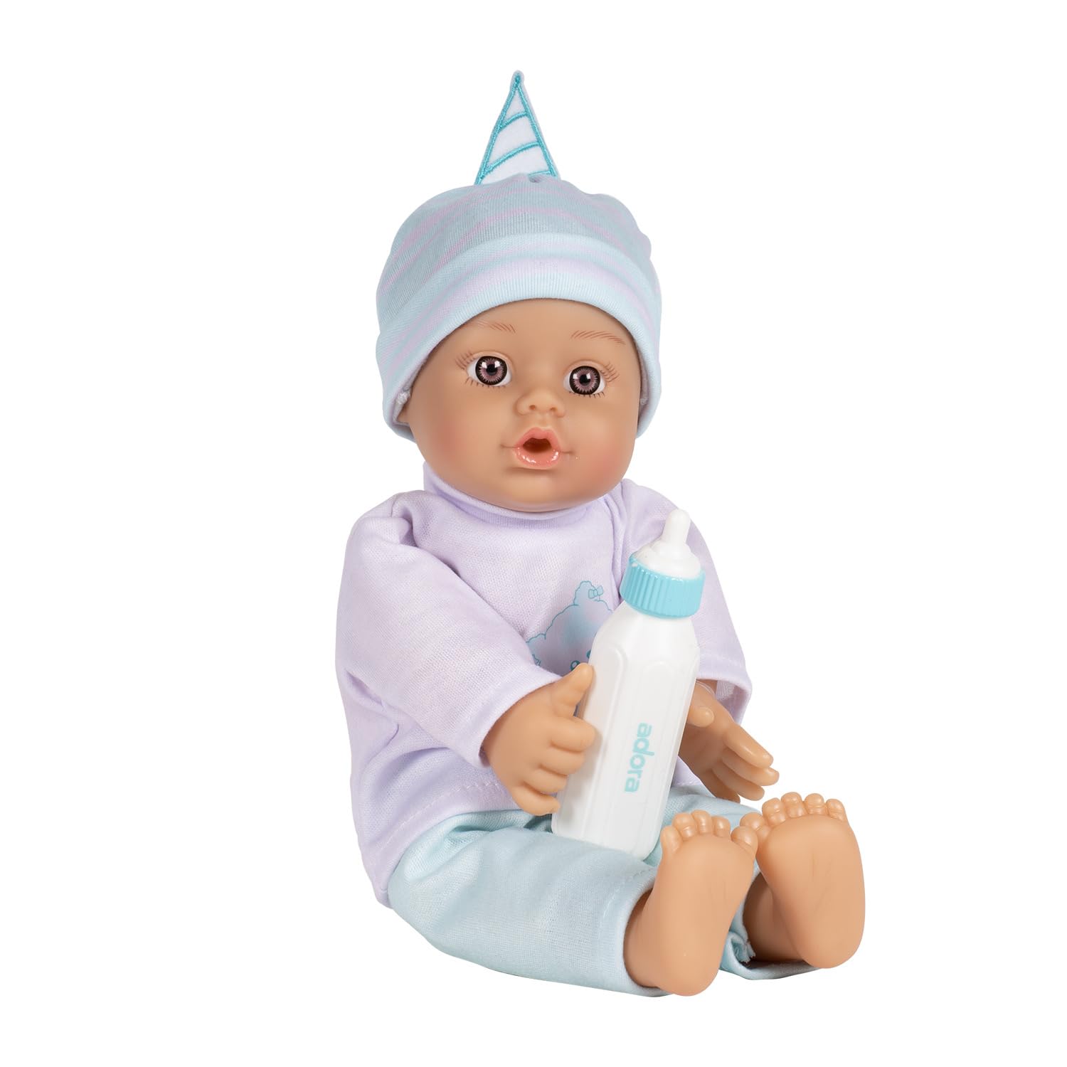 Amazon.com: ADORA Soft Baby Doll, 11 inch Sweet Baby Puppy Cotton Candy ...